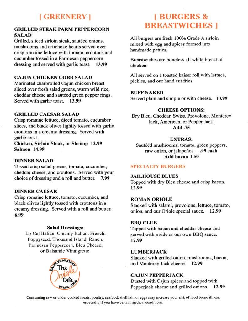 Home - THE ORIOLE CAFE